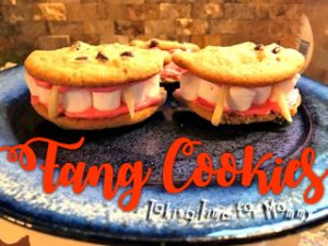 Dracula Fang Cookies